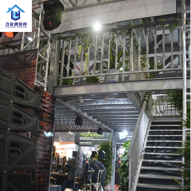 Metal Building With Exhibition Booth - Guangdong Liyou Steel Structure ...