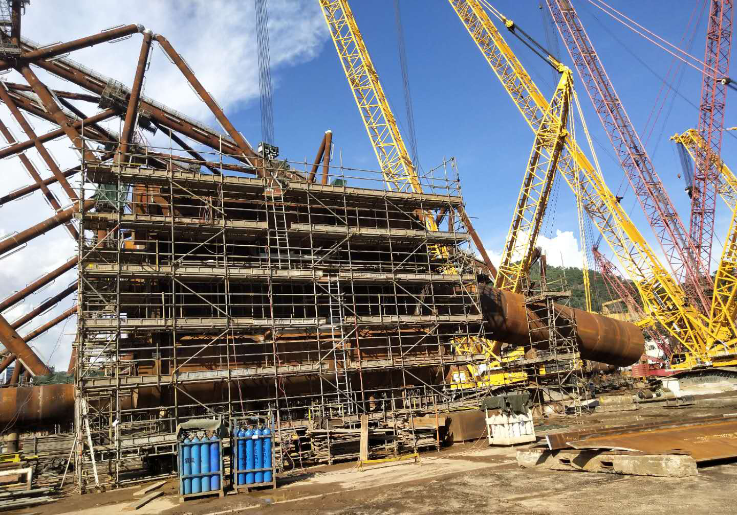 Offshore Steel Structure Platform丨Steel Structure Company丨Guangdong ...