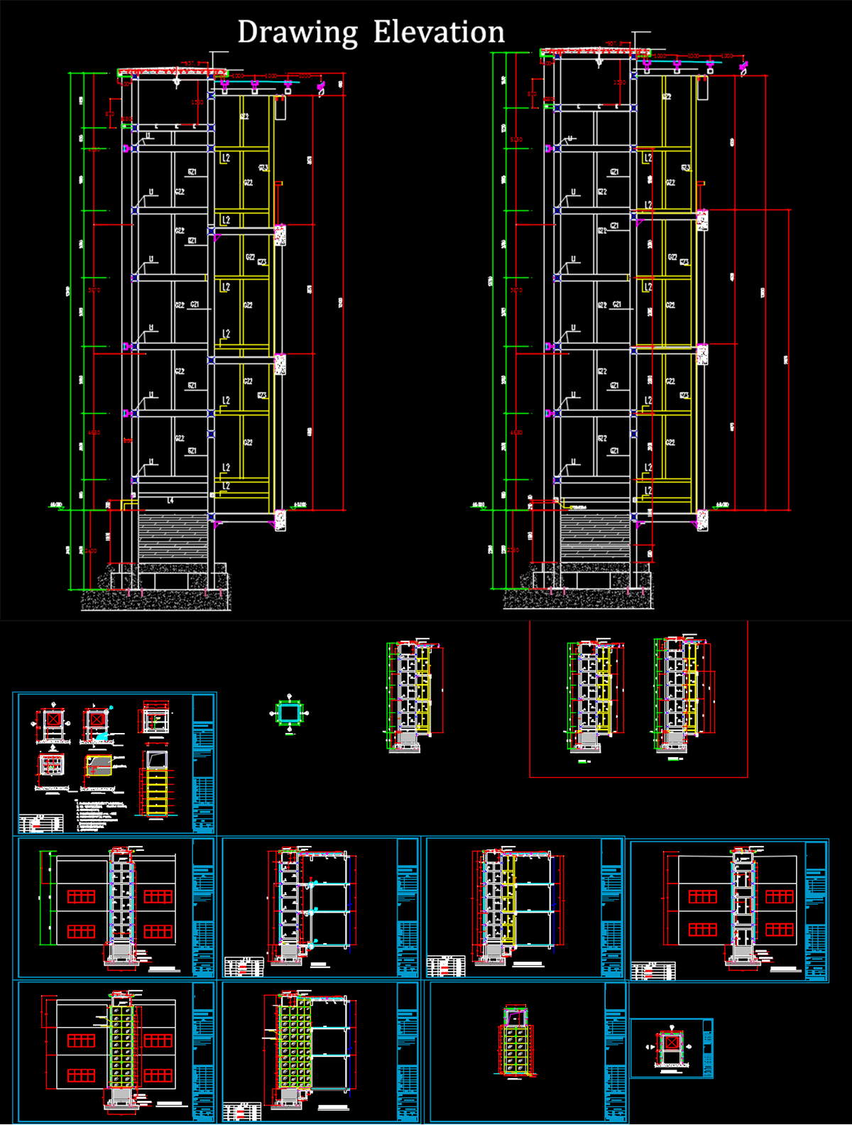 Steel Structure Elevator Shaft - Produced by China Steel Structure ...